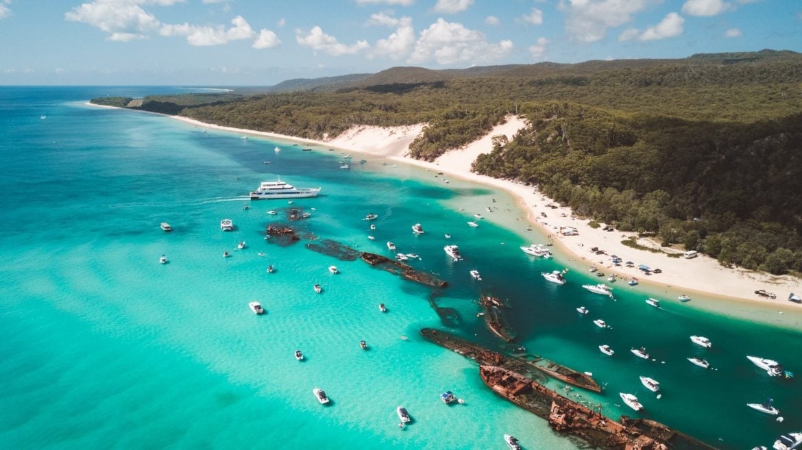 Visiting the Tangalooma Wrecks on Moreton Island, Queensland – We Seek ...