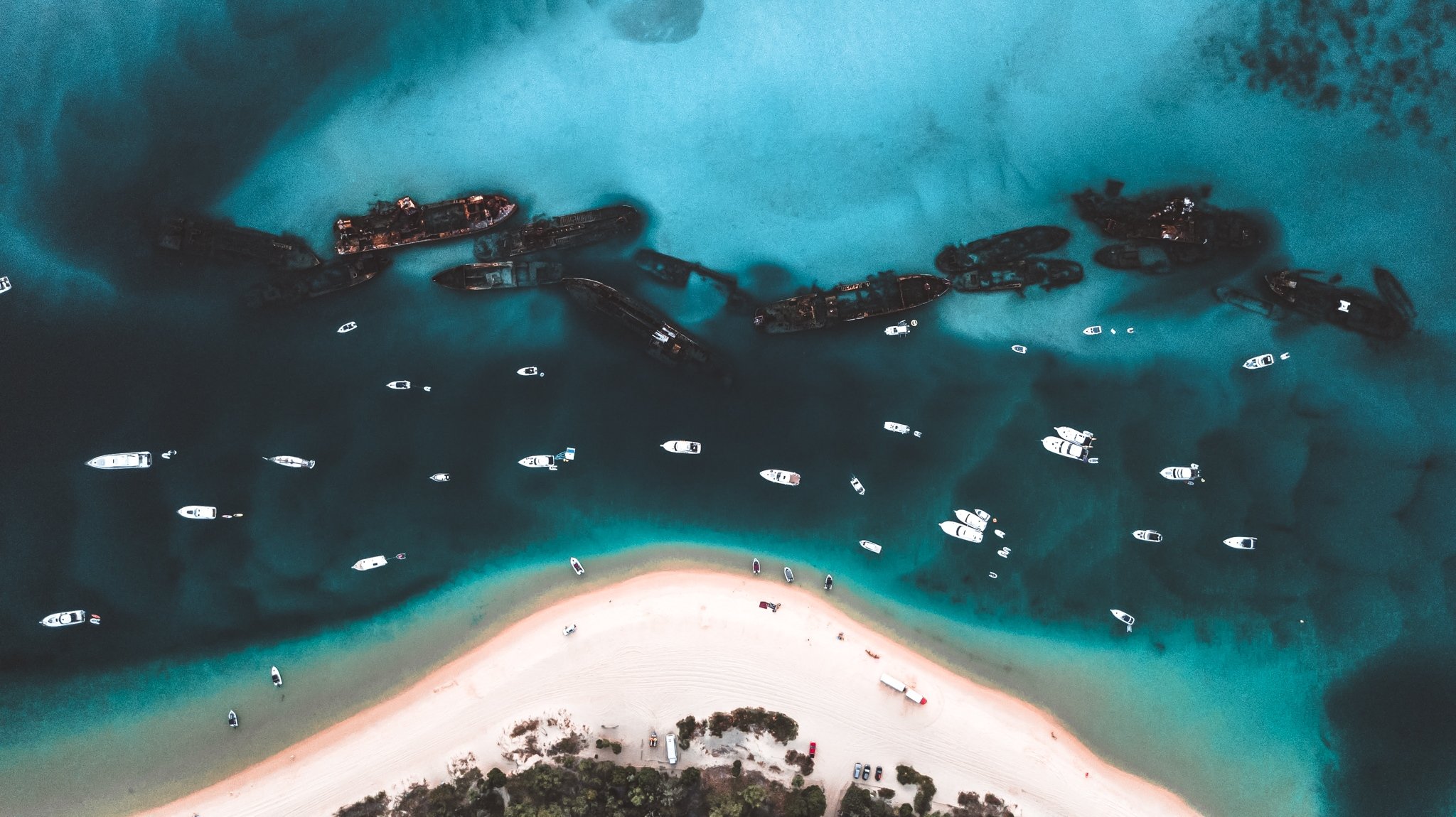 Visiting the Tangalooma Wrecks on Moreton Island, Queensland – We Seek ...