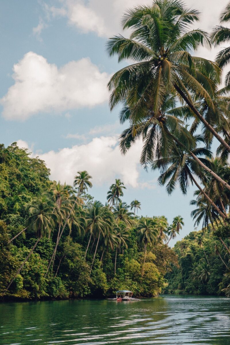 Cruising Down Loboc River, Bohol Philippines