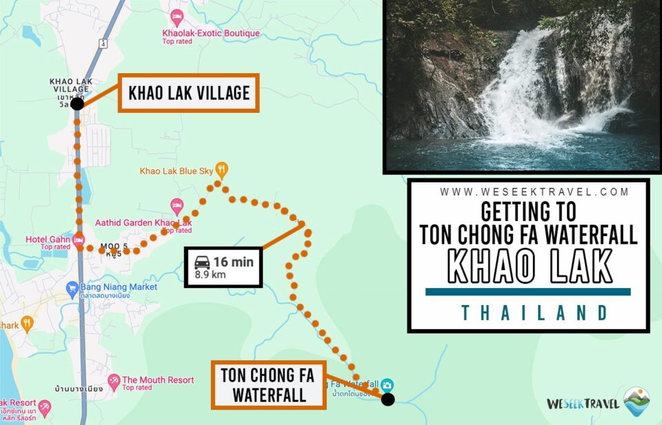 Exploring Ton Chong Fa Waterfall in Khao Lak, Thailand