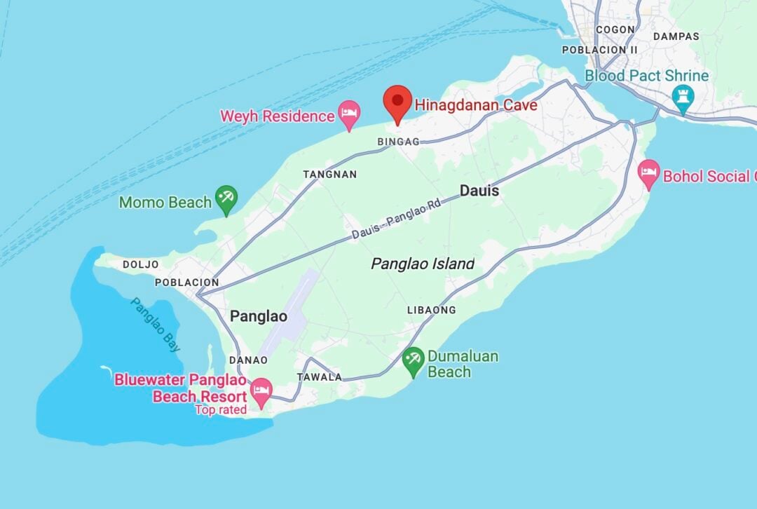 Exploring Hinagdanan Cave on Panglao Island, Bohol