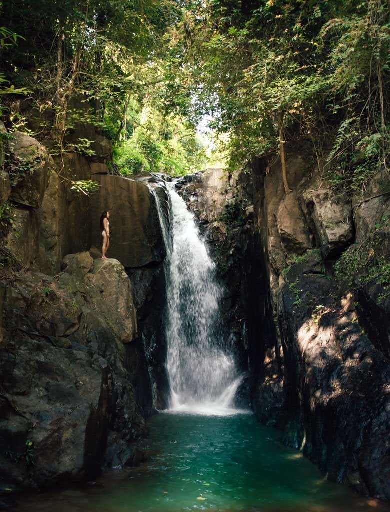 Swimming and Cliff Jumping at Mae Sai Waterfall