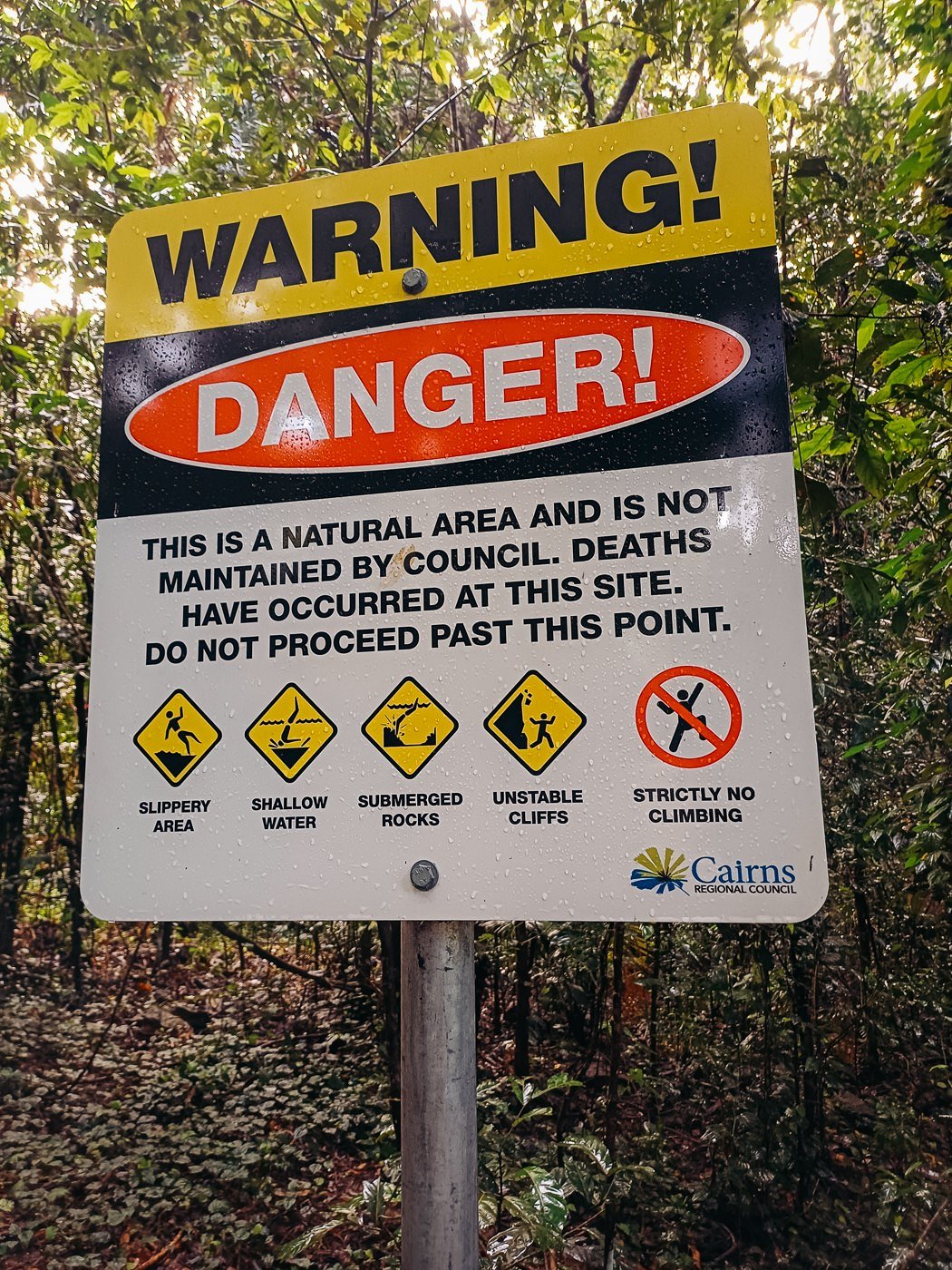 Isabella Falls Cairns is Now Closed