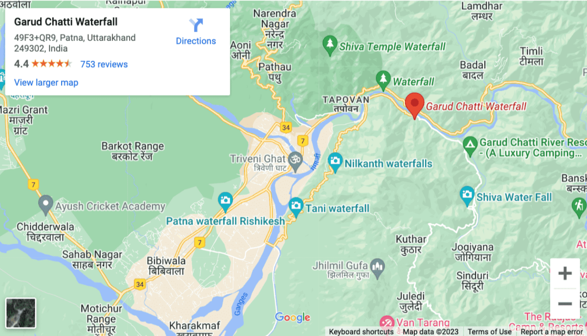 How to Visit Garud Chatti Waterfall from Rishikesh