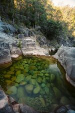 Hiking in the Behana Gorge to Clamshell Falls from Cairns