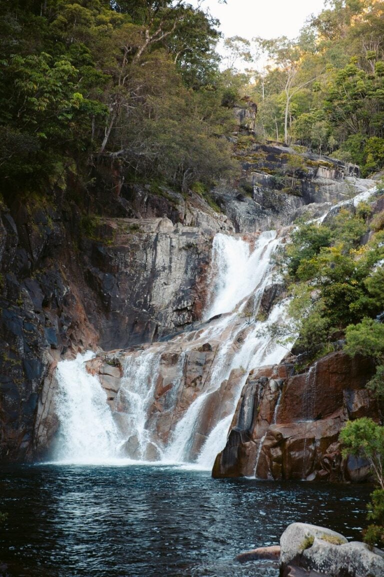 Hiking in the Behana Gorge to Clamshell Falls from Cairns