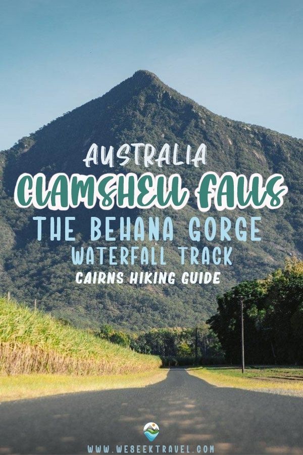 Clamshell Falls on the Behana Gorge Waterfall Track - Cairns Hiking ...