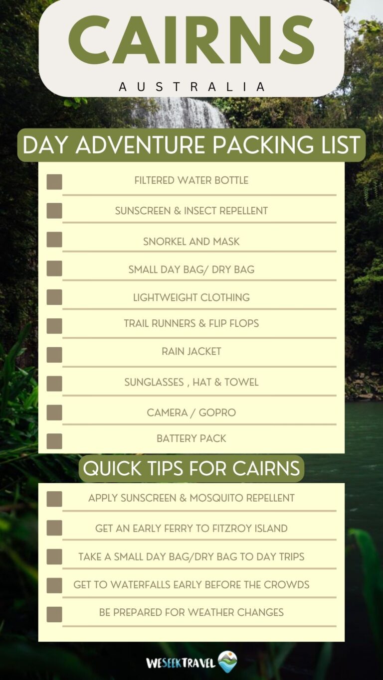 Packing List for Cairns: Essential List of What to Pack for Cairns ...