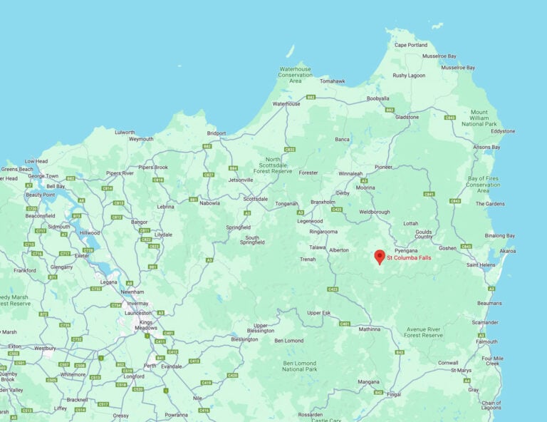 How to Visit St Columba Falls in Pyengana, Tasmania