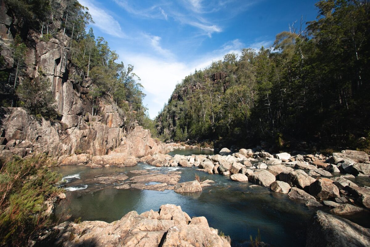 Visiting Apsley Gorge River & Waterhole Circuit, Tasmania