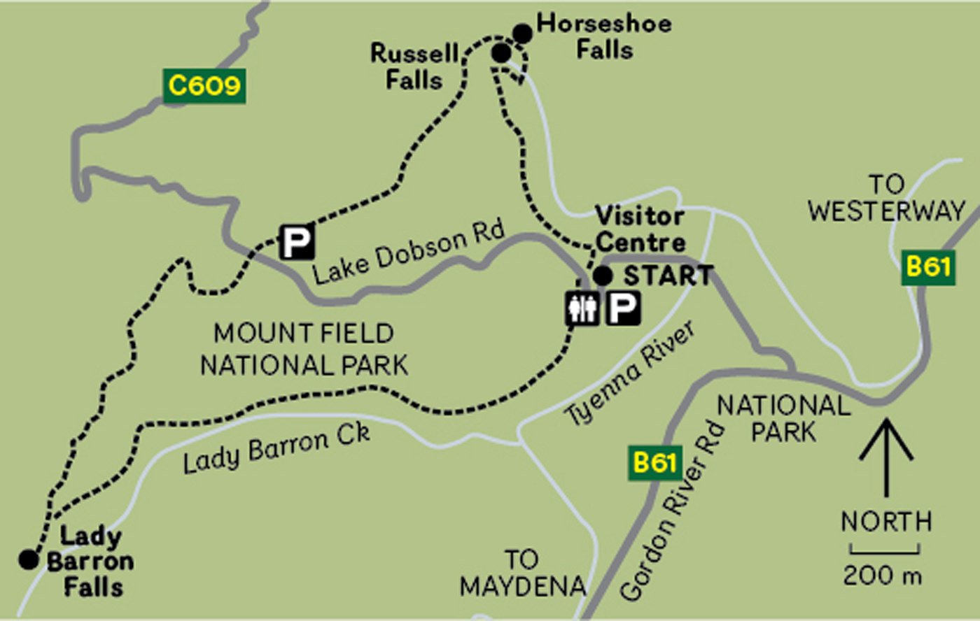 How to visit Lady Barron Falls, Tasmania