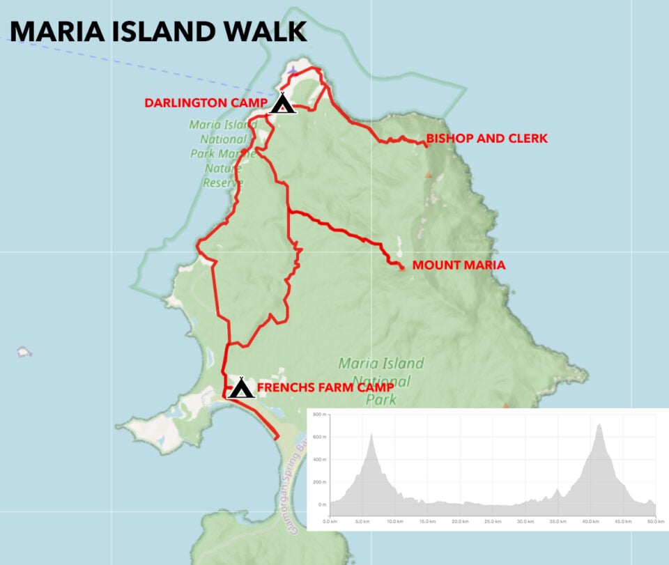 How to Hike the Maria Island Walk on an Independent Circuit