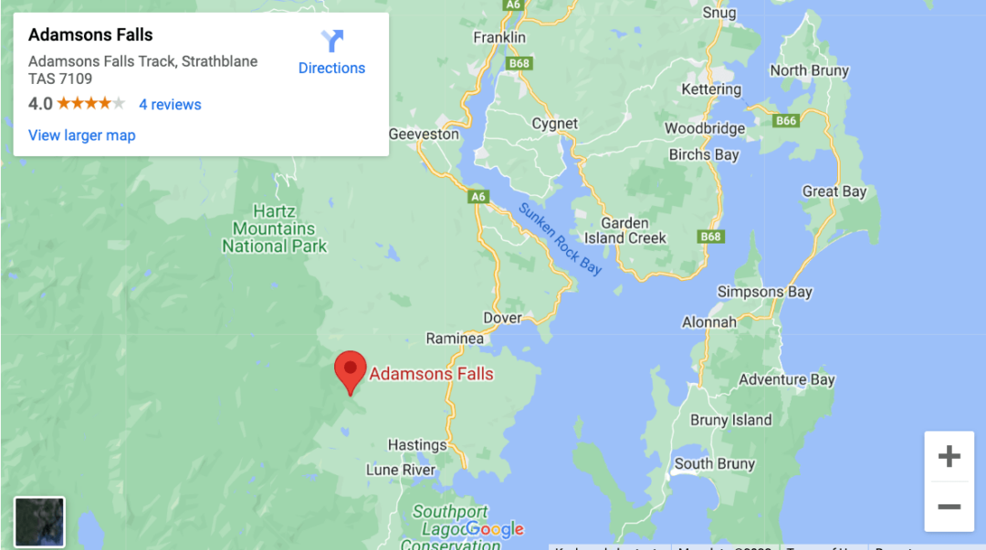 Adamsons Falls: Epic Waterfall in Tasmania's Far South