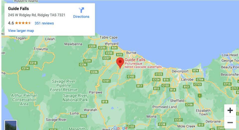 How to Visit Guide Falls in Tasmania & What to Expect