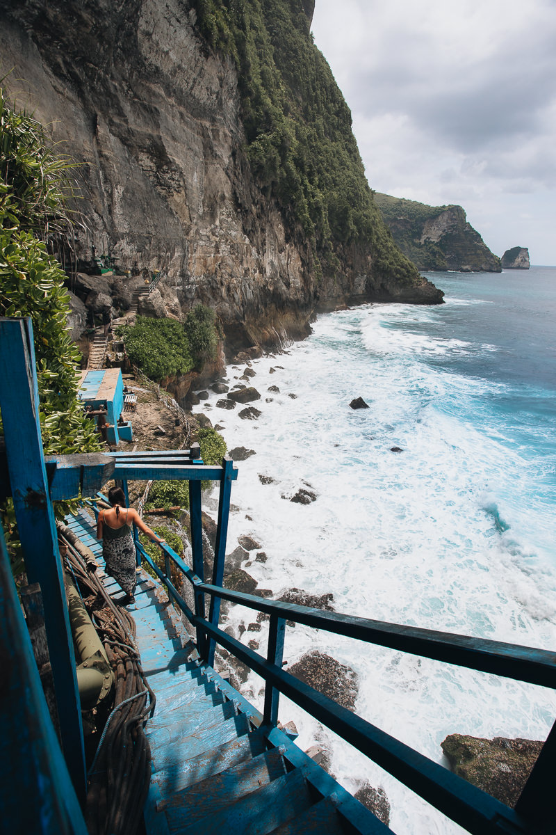 Peguyangan Waterfall & Famous Blue Staircase, Nusa Penida