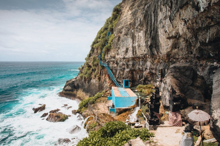 Peguyangan Waterfall & Famous Blue Staircase, Nusa Penida