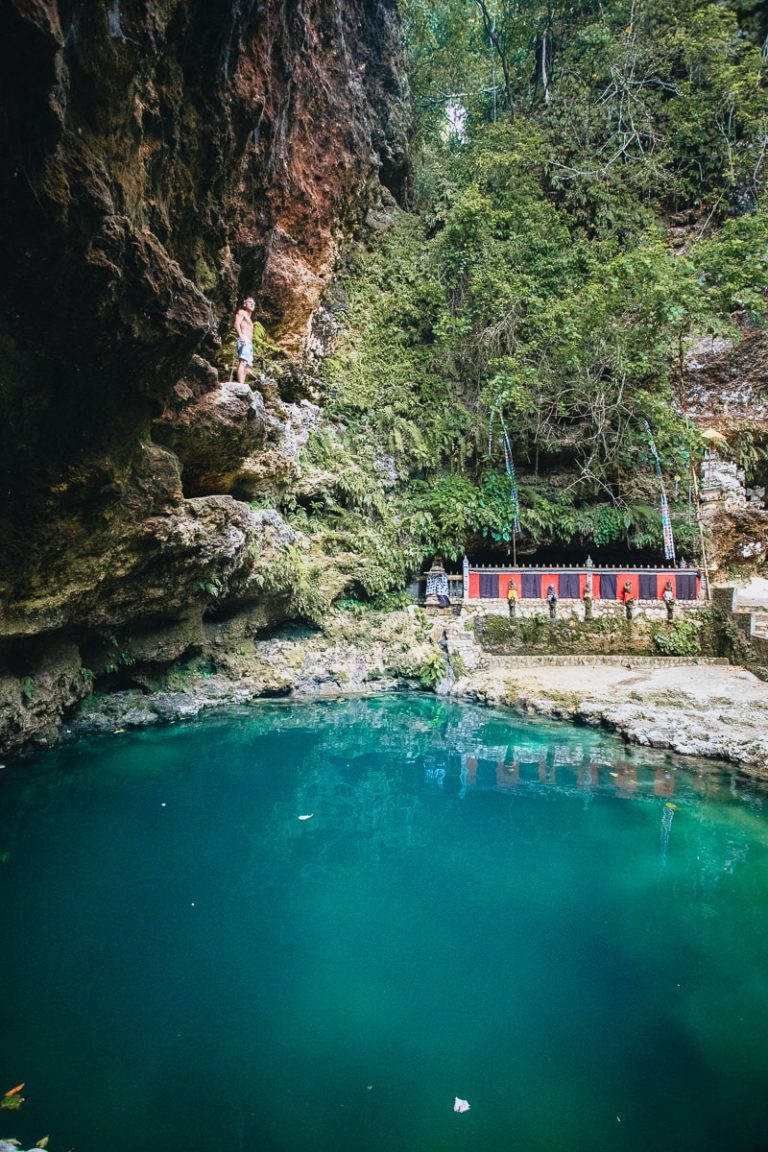 Tembeling Beach & Natural Pool Springs on Nusa Penida