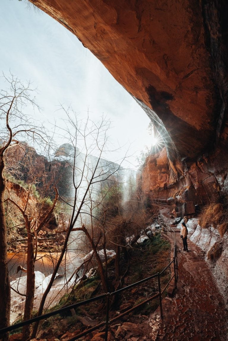 Hiking the Lower Emerald Pool Trail in Zion National Park
