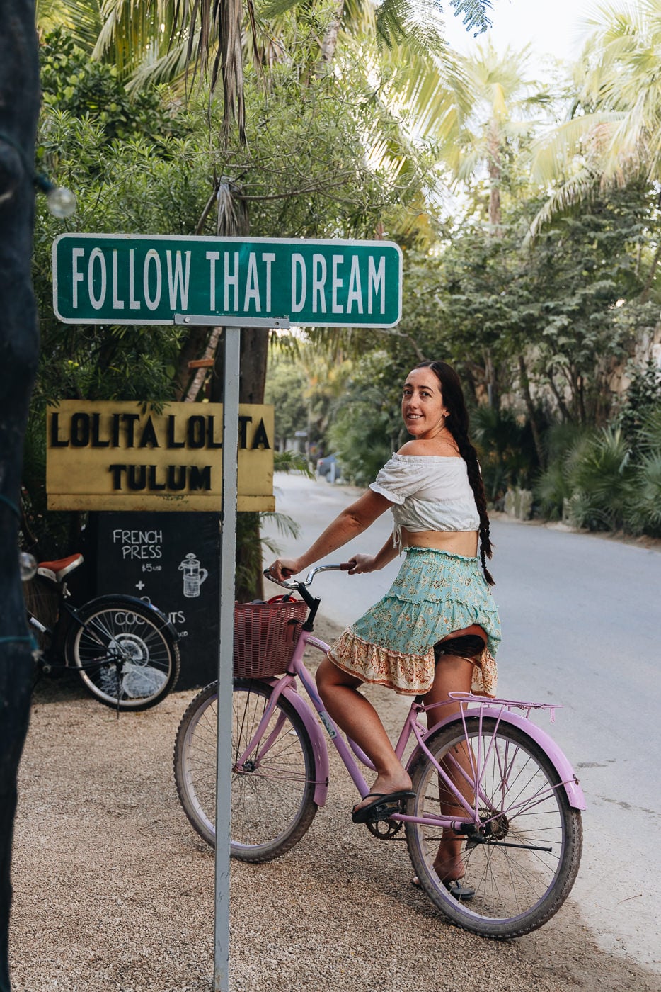 Follow That Dream Sign in Tulum: Instagram Photo Spot