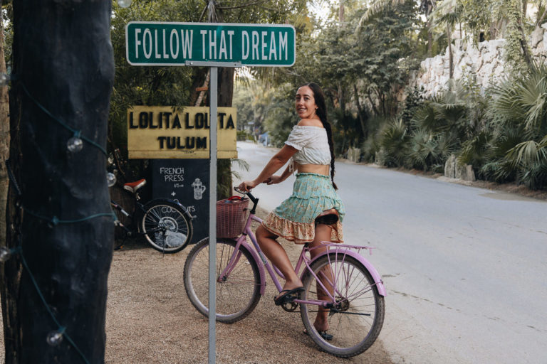 Follow That Dream Sign in Tulum: Instagram Photo Spot