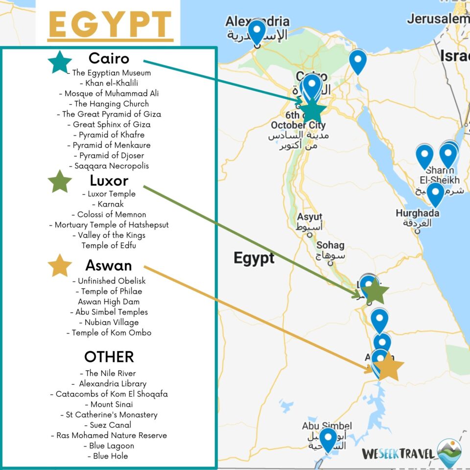 31 Top Landmarks in Egypt: Famous Monuments & Attractions