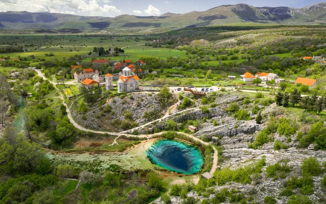 Cetina River Spring (Eye of the Earth) in Croatia