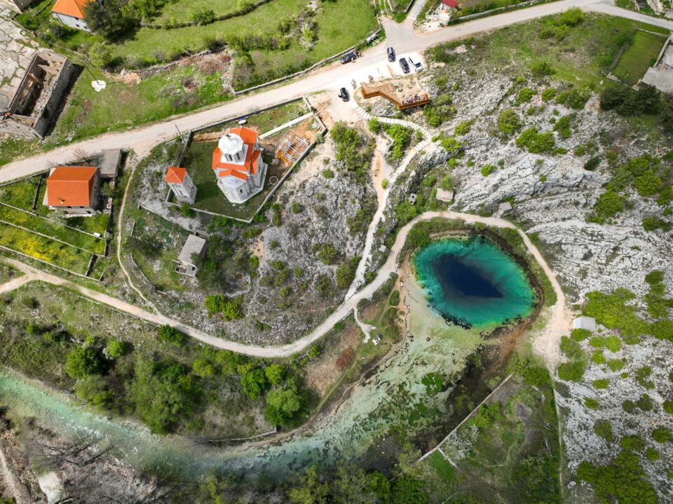 Cetina River Spring (Eye of the Earth) in Croatia