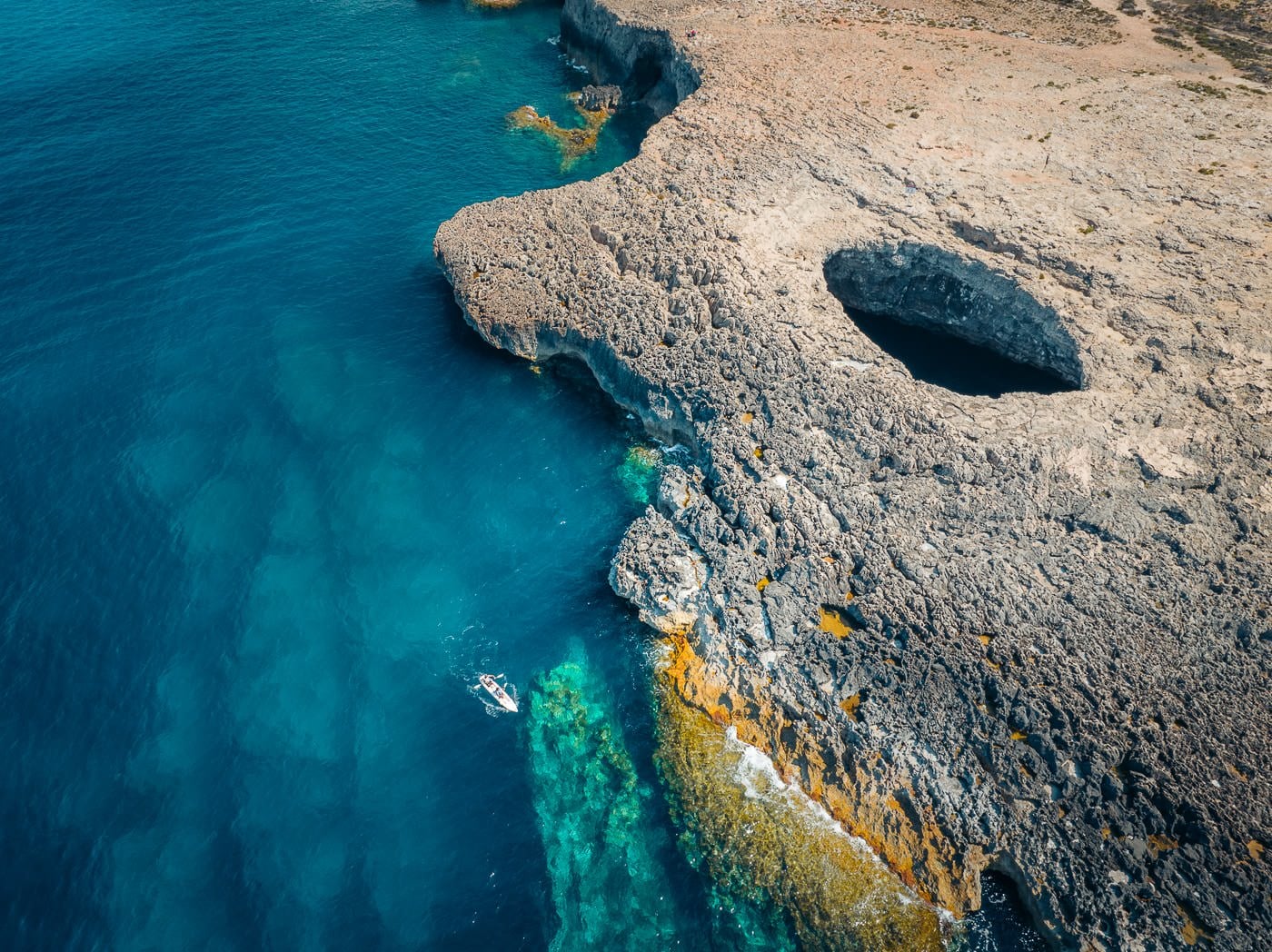 Coral Lagoon Malta - An Incredible Natural Sea Cave – We Seek Travel