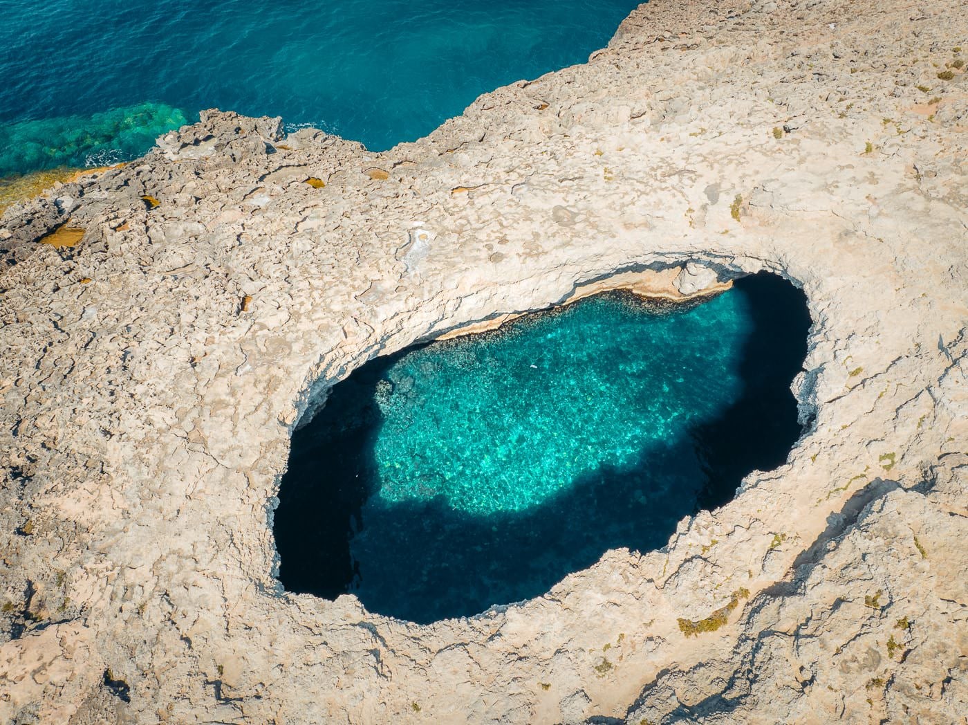 Coral Lagoon Malta - An Incredible Natural Sea Cave – We Seek Travel