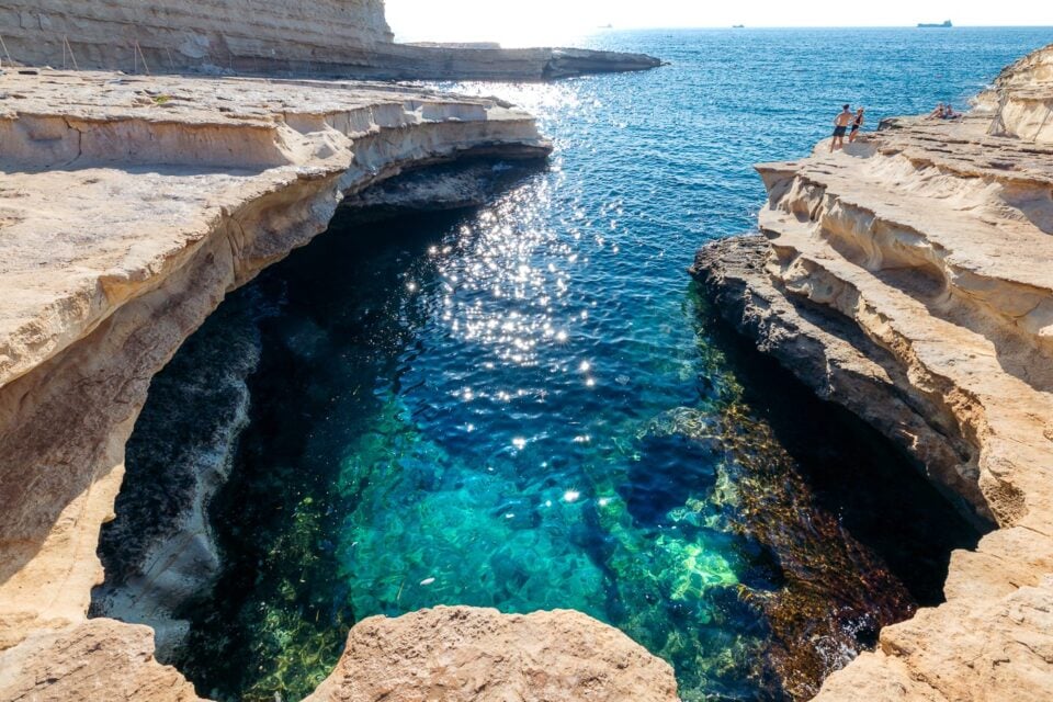 St Peter's Pool: A Must-Visit Cliff Diving spot in Malta