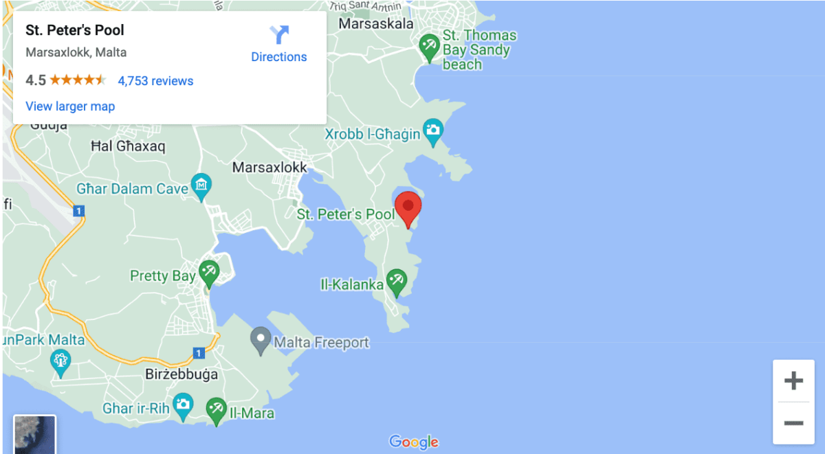 St Peter's Pool: A Must-Visit Cliff Diving spot in Malta