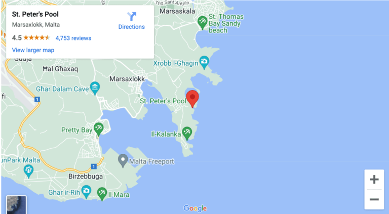 St Peter's Pool: A Must-Visit Cliff Diving spot in Malta