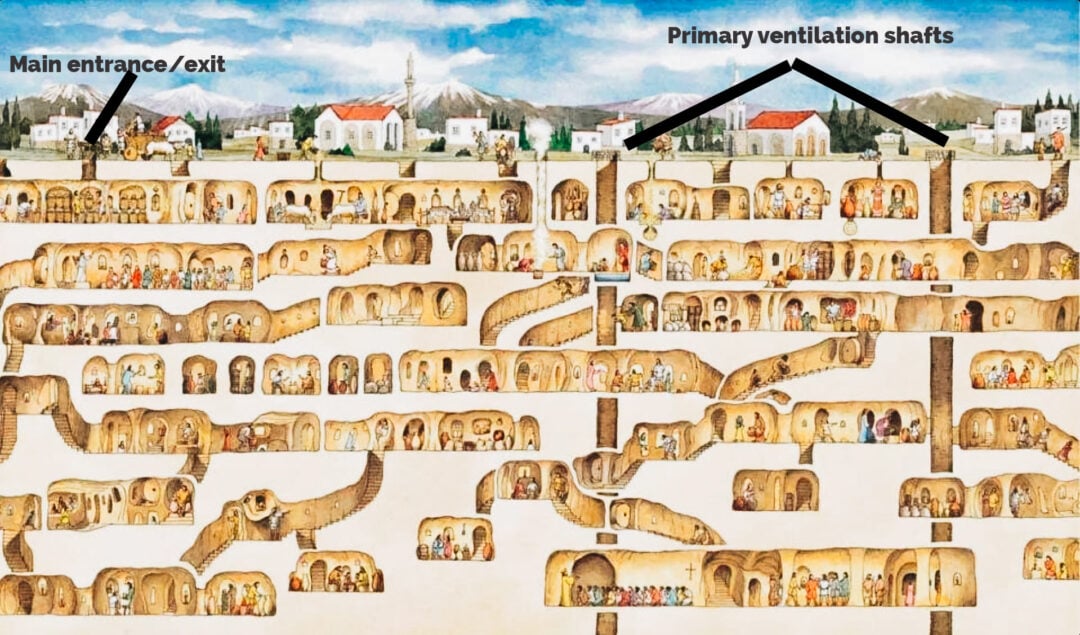 How to Visit the Ancient Derinkuyu Underground City, Turkey