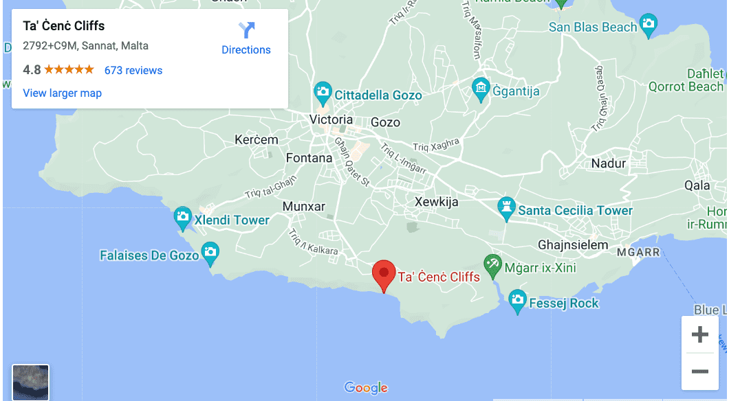 Guide to Visiting the Ta' Ċenċ Cliffs Viewpoint in Gozo
