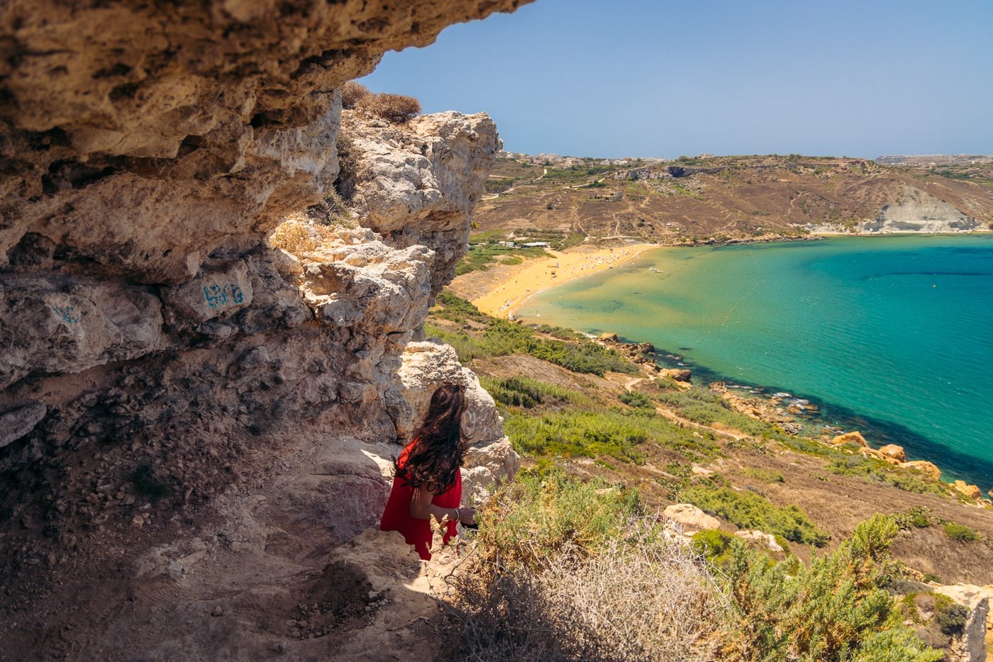Exploring Tal Mixta Cave Gozo at Ramla Bay - Malta – We Seek Travel