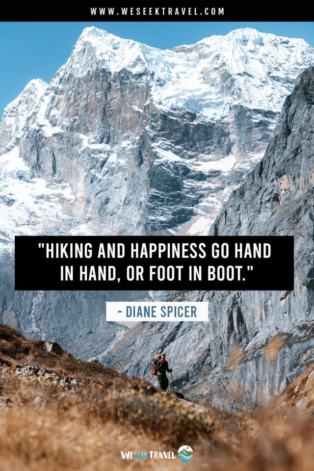 176 Positive Motivational Hiking Quotes To Get You on the Trail – We ...