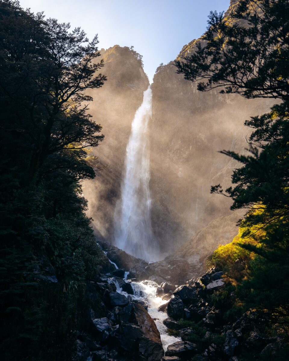 Hiking to Devils Punchbowl Waterfall In Arthur's Pass