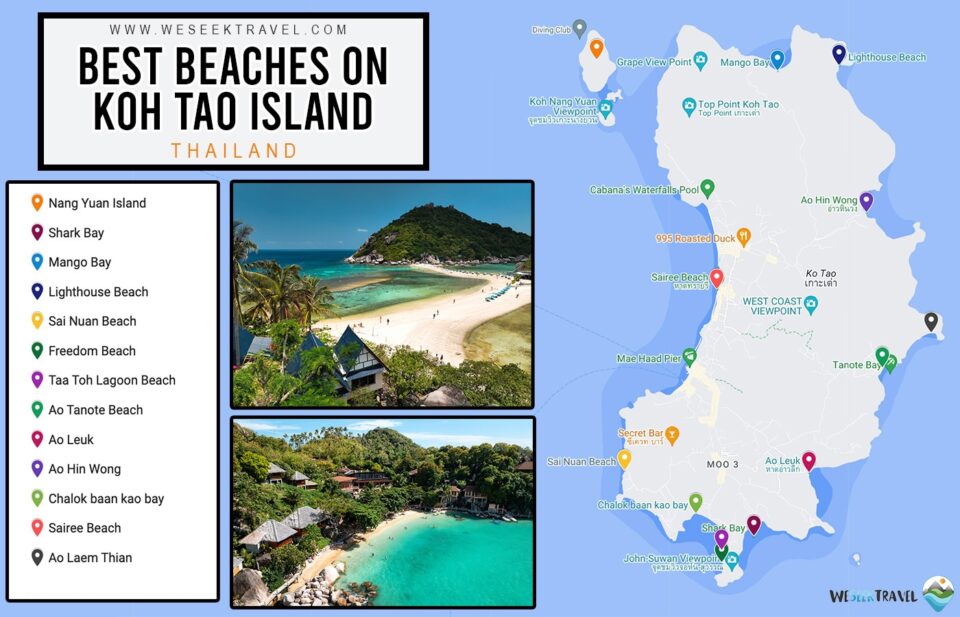 13 Best Beaches on Koh Tao, Thailand