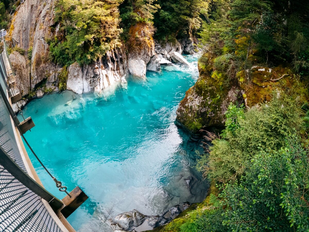 Visiting the Blue Pools Near Wanaka, South Island New Zealand (2023 ...