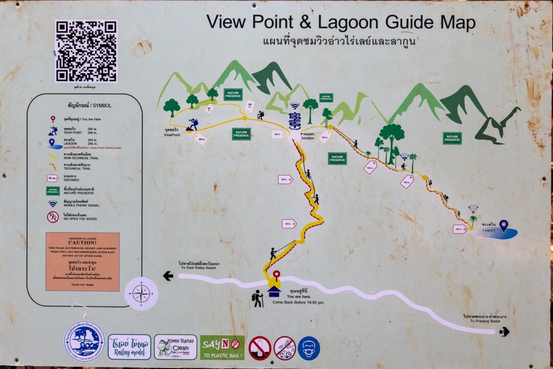 East Railay Viewpoint & Princess Lagoon Hike, Railay Beach