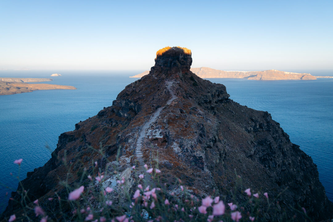 How to Hike to Skaros Rock in Santorini (Imerovigli)