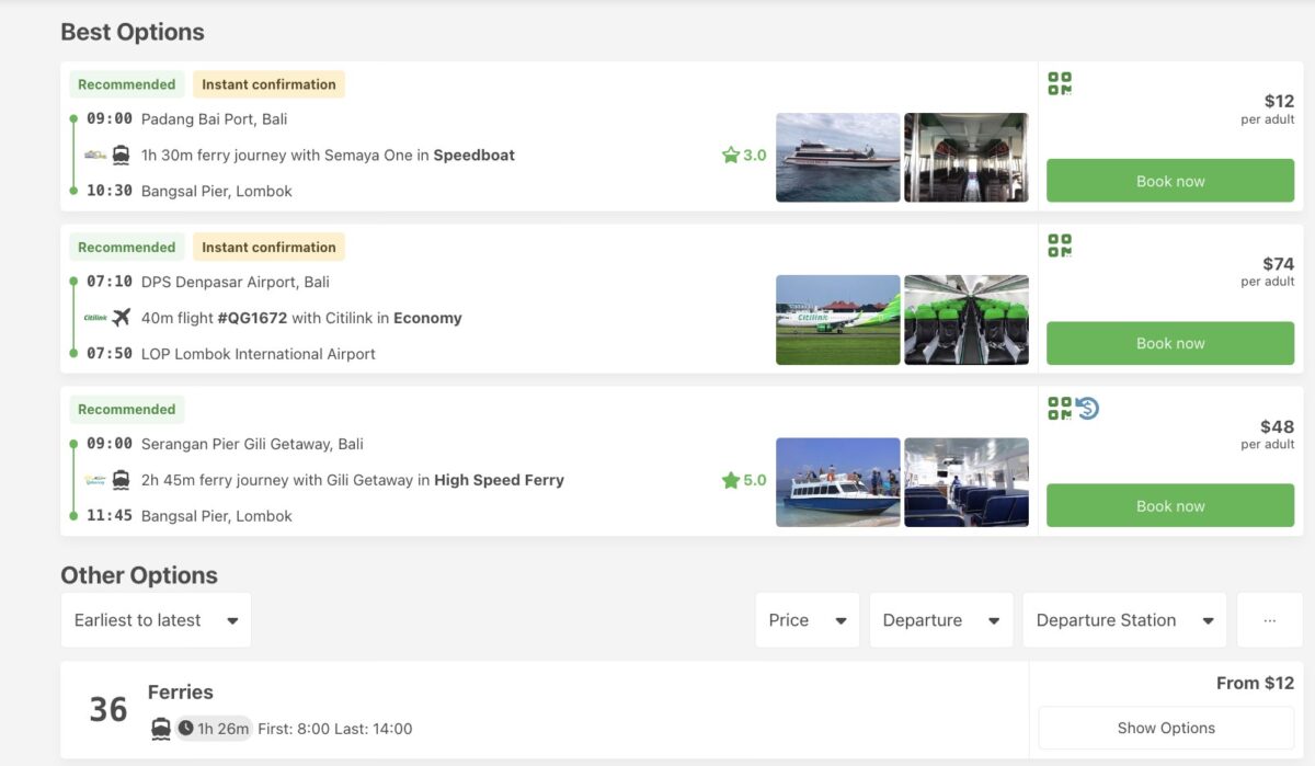 How to Get from Bali to Lombok by Ferry or Flight