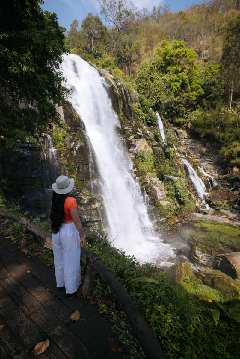 Wachirathan Waterfall in Doi Inthanon, Thailand