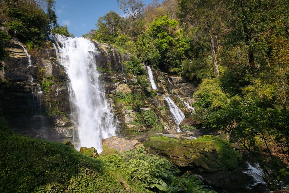 Wachirathan Waterfall in Doi Inthanon, Thailand