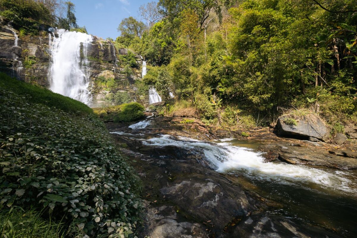 Wachirathan Waterfall in Doi Inthanon, Thailand