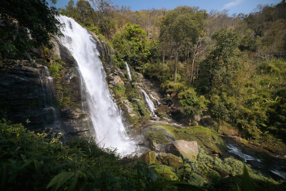 Wachirathan Waterfall in Doi Inthanon, Thailand