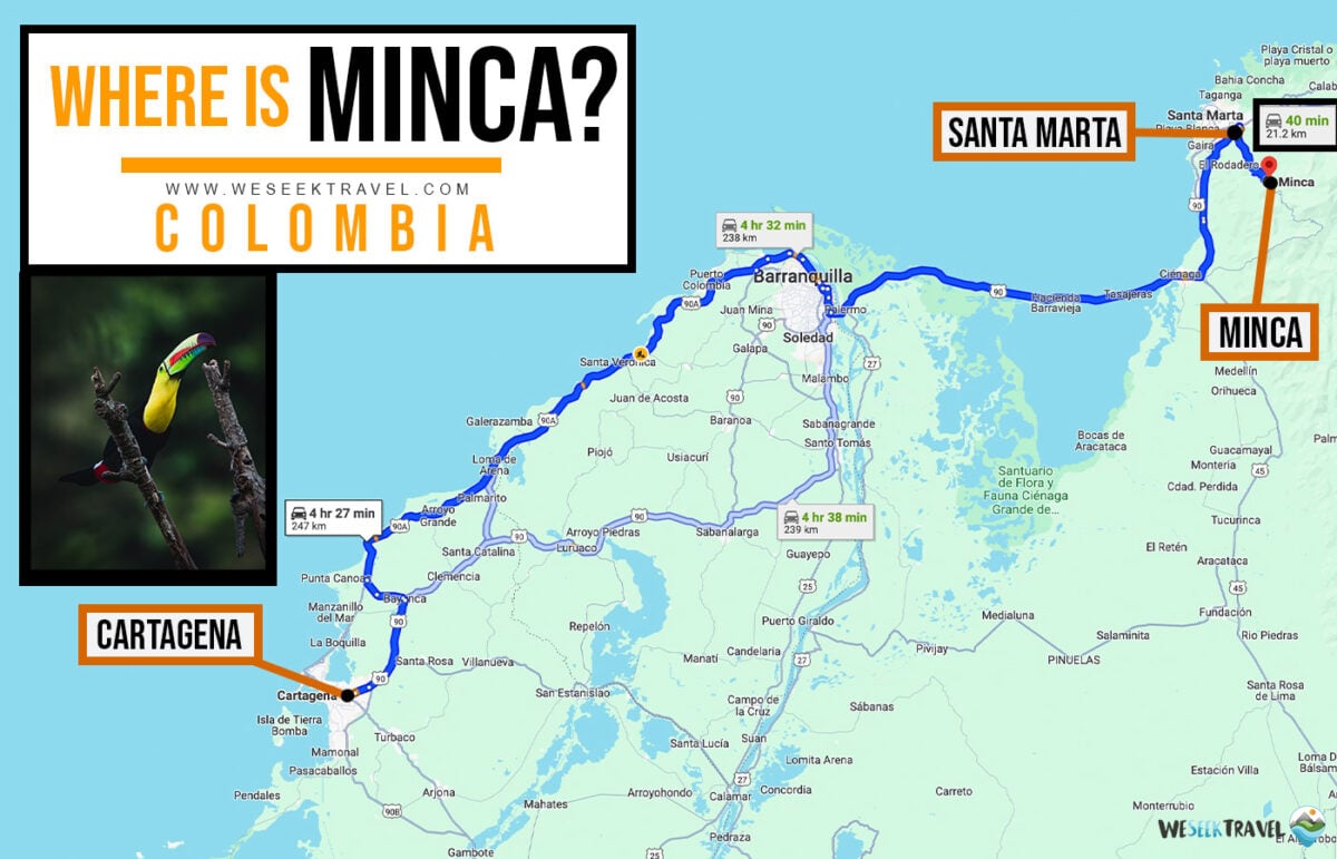 How to Get to Minca from Santa Marta or Cartagena
